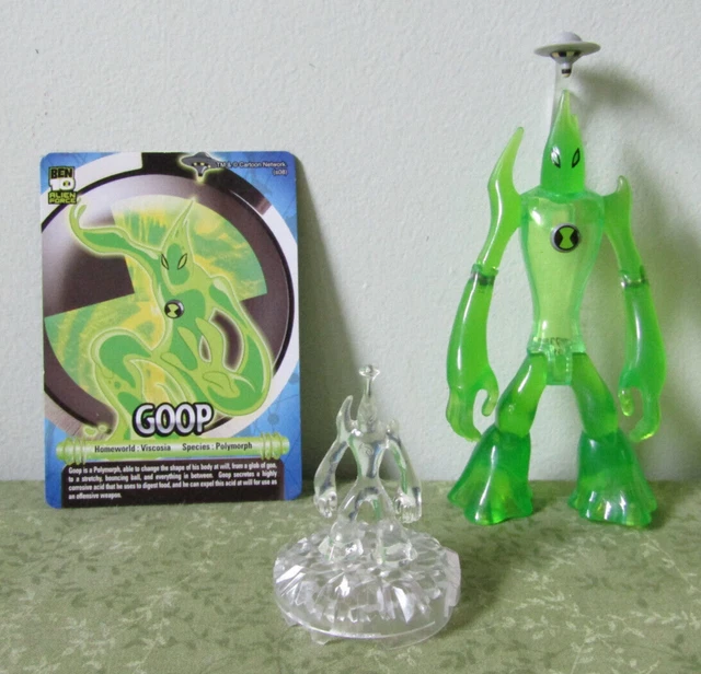 RARE BEN 10 Alien Force Translucent Green Goop Figure, Mini ...