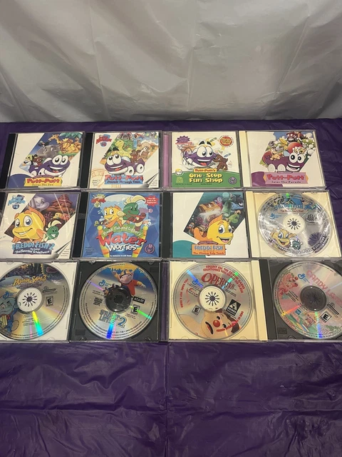 90'S COMPUTER GAME Lot (22) - Pajama Sam, Putt-putt, Freddie Fish ...