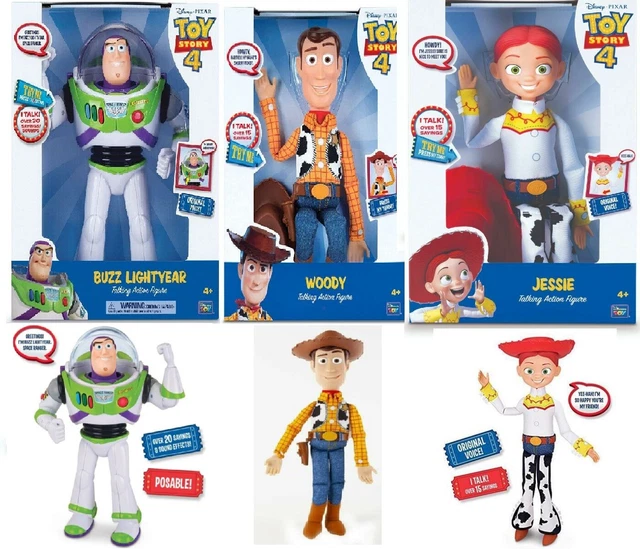 Disney Toy Story Buzz Lightyear Sheriff Woody Jessie Talking Action 4 6846