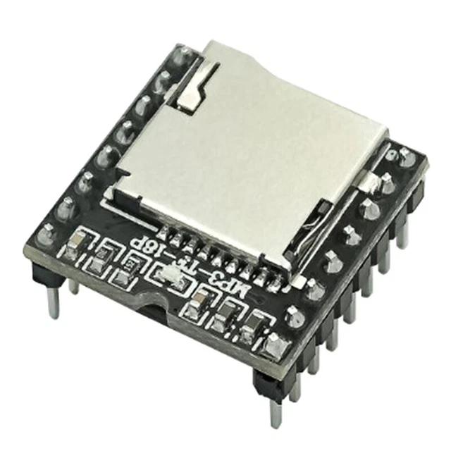 MINI MP3 PLAYER Module V3.0 16P Support TF Card U-Disk Mini MP3 DF ...
