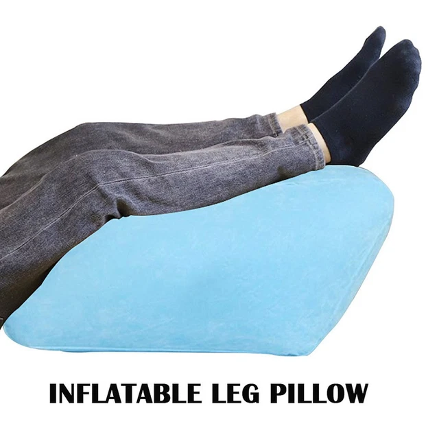 INFLATABLE KNEE CUSHION Leg Pillows for Sleeping Rest Raiser Support ...