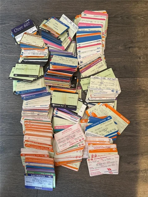 1,000 BRITISH RAIL Aptis Tickets Less Common Types & Seasons/Rovers (A8 ...