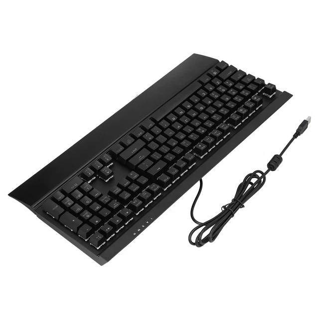 (BLACK SHAFT)USB KEYBOARD Tactile Feedback Extensive Compatibility ...