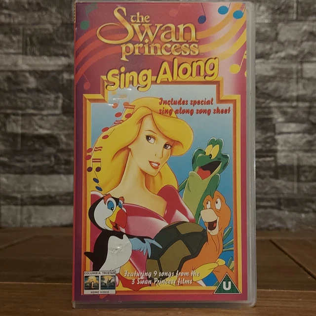 The Swan Princess Sing Along Vhs Video Cinema Club Rare Features 9