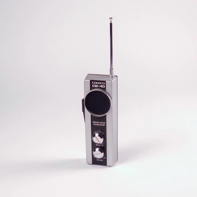VINTAGE 1977 COLECO Cb-40 Toy Walkie Talkie Transceiver Hand Unit Model ...