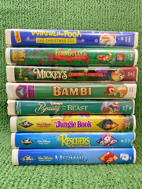 WALT DISNEY'S VHS Collection 3 Black Diamond & CBS Fox 8 Lot VHS Tapes ...