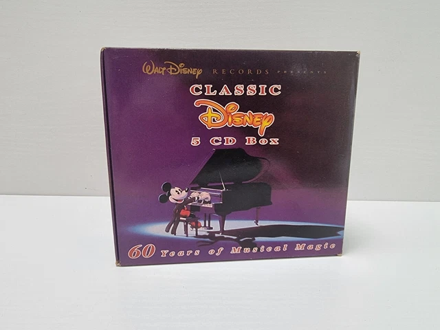 CLASSIC DISNEY 5 CD Box Set Walt Disney Records 60 Years of Music £16. ...
