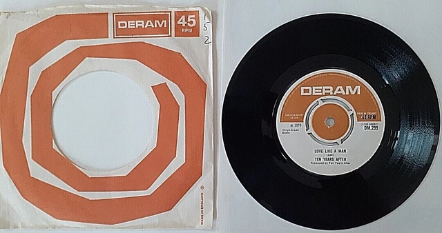 TEN YEARS AFTER - Love Like A Man - 7" - Deram - DM.299 - VG £10.00 ...