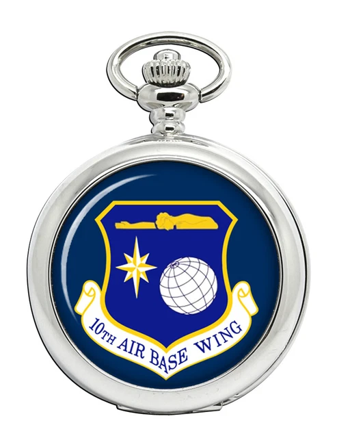 10TH AIR BASE Wing USAF Pocket Watch EUR 54,98 - PicClick FR