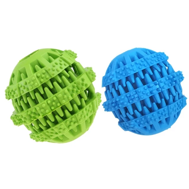 DOG MULTIFUNCTION MOLAR Bite Ball Pet Exercising&Training Rubber $15.94 ...