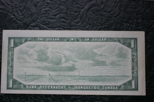 1954 CANADA 1 Dollar Replacement Bank Note-*BM Star Note Queen ...