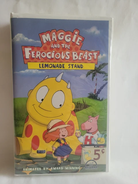MAGGIE AND THE Ferocious Beast-Lemonade Stand VHS Clamshell Rare £24.30 ...