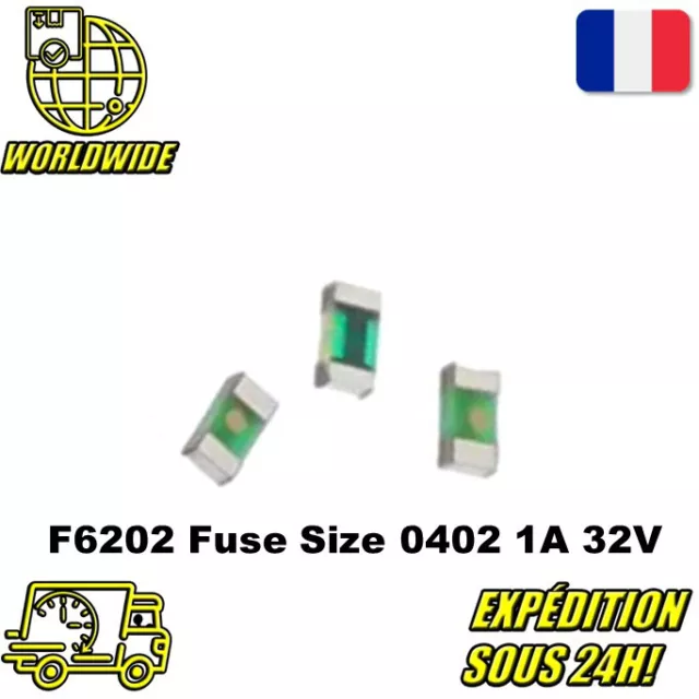 FUSIBLE F6202 SIZE 0402 1A 32V Fuse PS4 FAT Slim Pro EUR 3,95 - PicClick IT