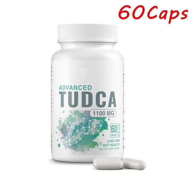 ADVANCED TUDCA CAPSULES 1100mg High-Potency Liver Support & Detox – 60 ...