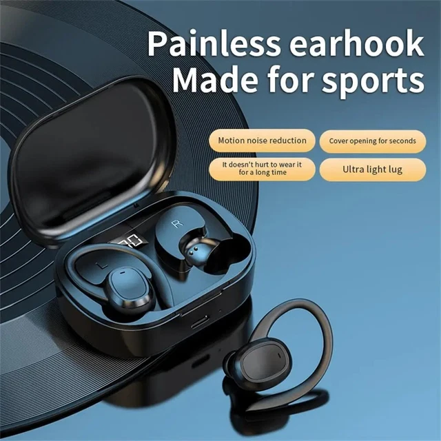 S260 WIRELESS EARHOOK Headset with Touch Control & Advanced Noise ...