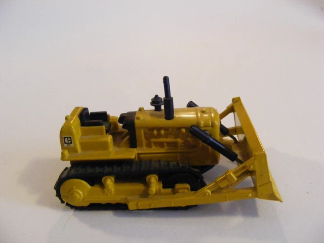 VINTAGE SHINSEI DIECAST model of a bulldozer, mini power no.13 made in ...