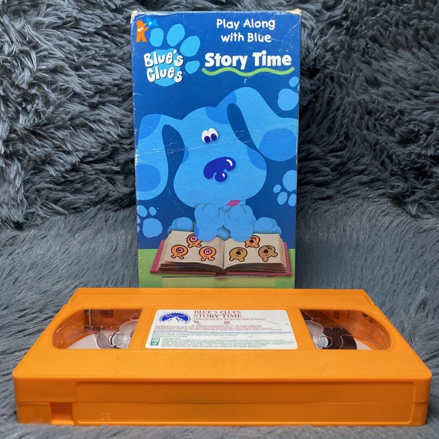 Nick Jr Blues Clues Play Along Rhythm And Blue Vhs 1999 Nickelodeon