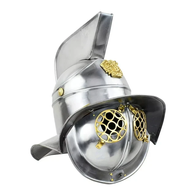 MEDIEVAL THRACIAN GLADIATOR Helmet SCA LARP Medieval Gladiator Helmet ...