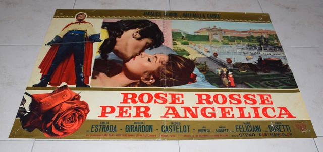 FOTOBUSTA ROSE ROSSE Per Angelica Raffaella Carra' Jacques Ferrin M ...