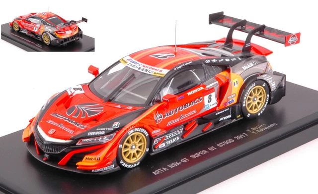 MINIATURE VOITURE EBBRO diecast Honda Nsx-Gt N.8 Super GT500 T. EUR 118,22 - PicClick FR