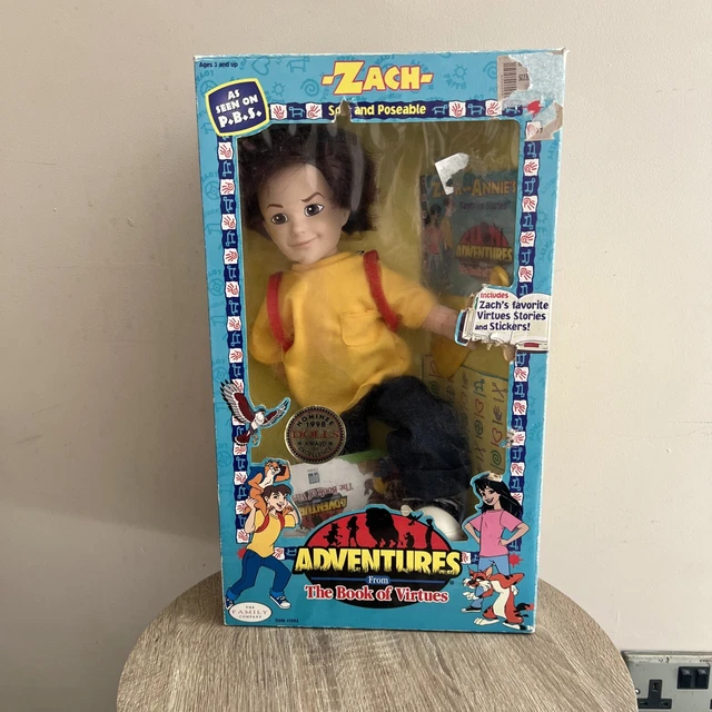 ADVENTURES FROM THE Book Of Virtues Zach Doll (New & Boxed) R1E £49.00 ...