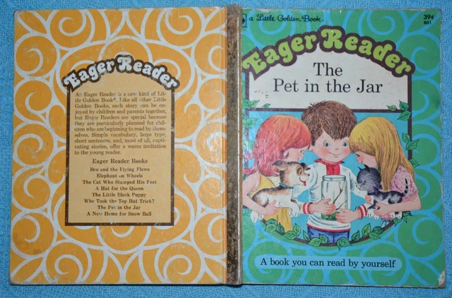LITTLE GOLDEN BOOK: THE PET IN THE JAR. Eager Reader #801 1974. gr8 Cond. EUR 6,98 - PicClick FR