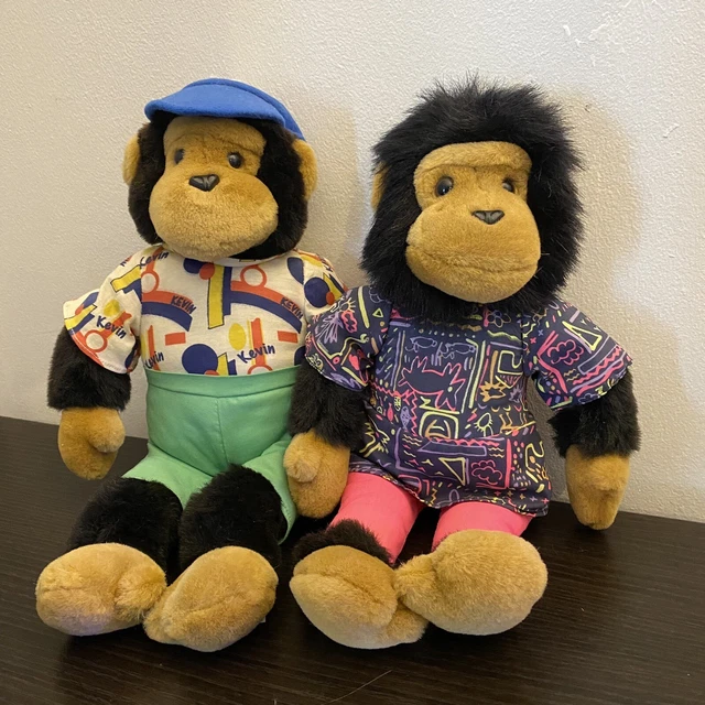 VINTAGE PG TIPS Monkey Kevin And Samantha Plush £14.99 - PicClick UK