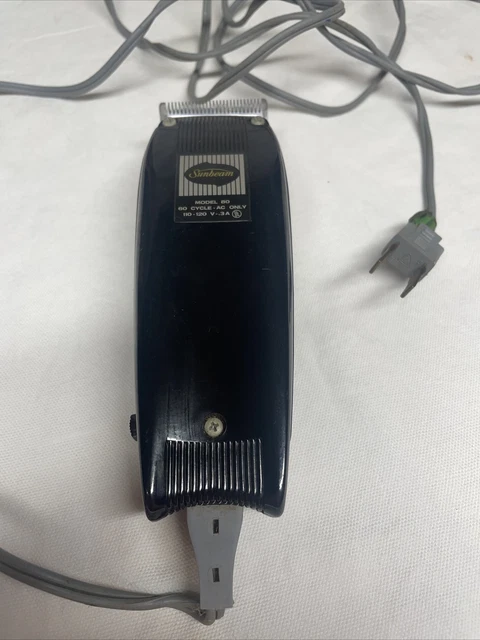 1960S VINTAGE SUNBEAM Clipmaster Hair Clipper. Model 80 barber salon ...
