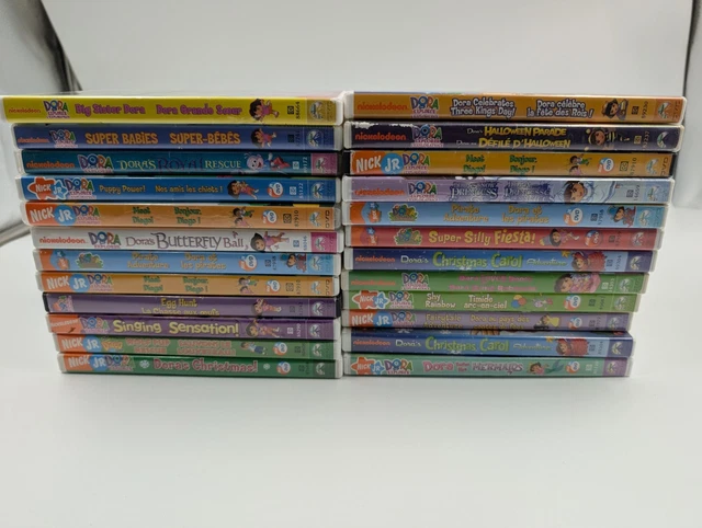 DORA THE EXPLORER Nick Jr. Nickelodeon DVD Lot of 24 Mega Lot $79.99 ...