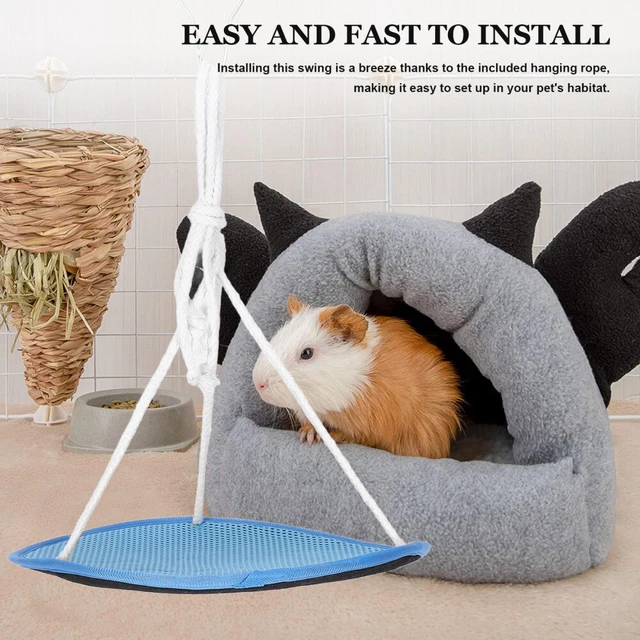 5 PZ LETTO sospeso scoiattolo criceto amaca cavia amaca rettile ...