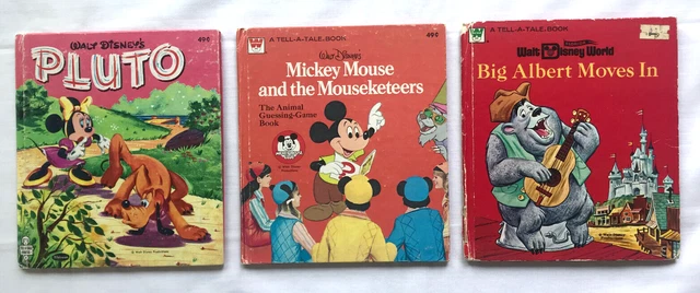 WALT DISNEY'S PLUTO, Mickey Mouse, Big Albert, Tell-a-Tale books ...