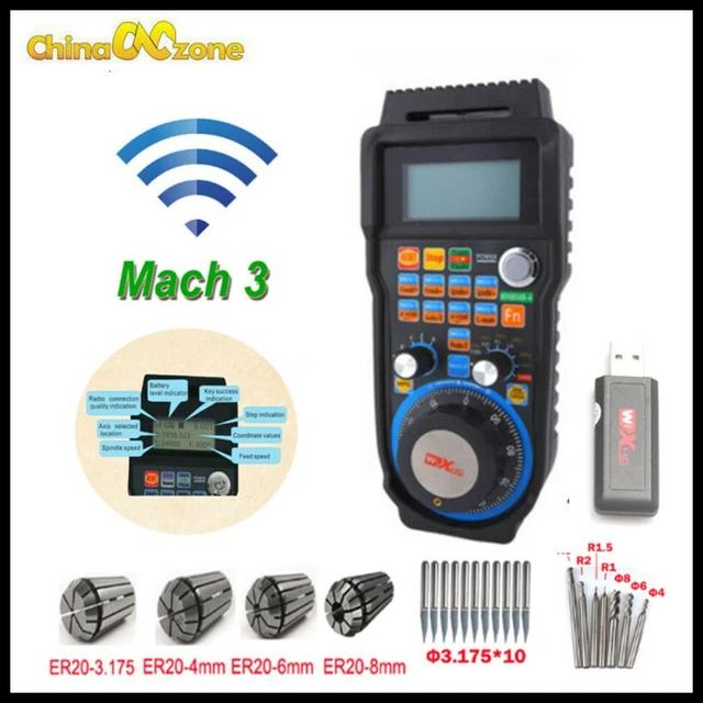 KIT CONTROLLER TORNIO controller tornio volante wireless 6 assi CNC ...