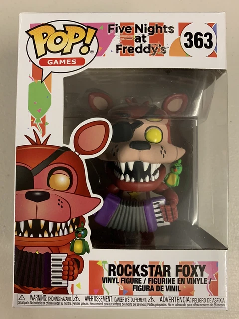 ROCKSTAR FOXY 363 ~ Five Nights at Freddy’s ~ Funko Pop Vinyl ~ FNAF ...