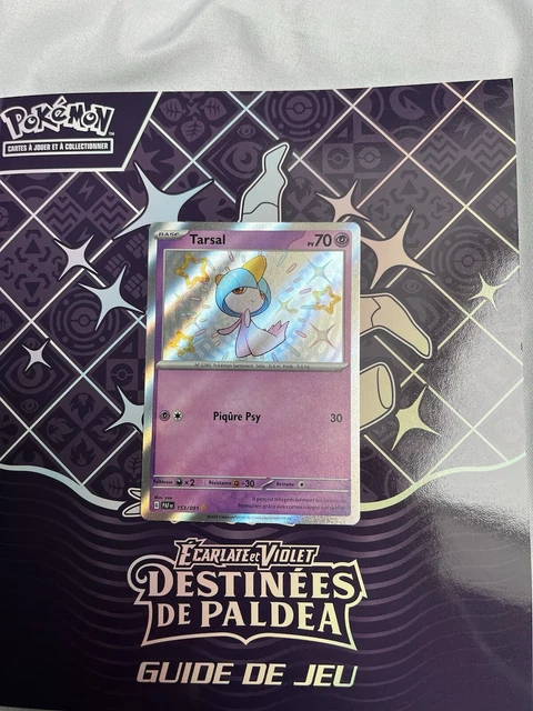 CARTE POKÉMON TARSAL shiny 153/091 - PAF Destinées de Paldéa EV4.5 FR EUR 5,00 - PicClick FR