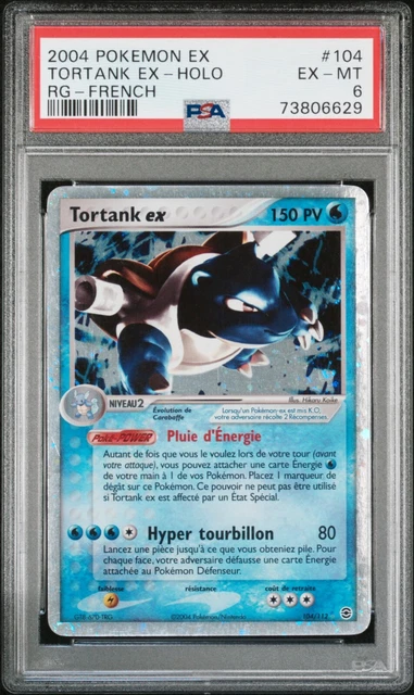 CARTE POKÉMON TORTANK Ex 104/112 PSA 6 Ex Rouge Feu Vert Feuille EUR 263,00 - PicClick FR