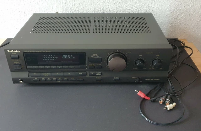 TECHNICS SA-GX 100 AM-FM Stereo Receiver - 1990/92 - 220V 50 / 60 Hz ...
