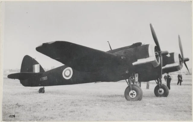 BRISTOL BEAUFIGHTER MK1 twin engine monoplane (X7583) 1940 AVIATION OLD ...