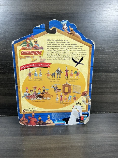 DREAMWORKS - CHICKEN RUN - Figurines Rocky, Mac & Fowler - Playmates ...