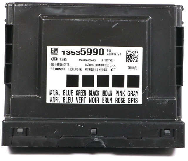 2021 CAMARO SS ZL1 Automatic BCM Body Control Module USED OEM GM ...