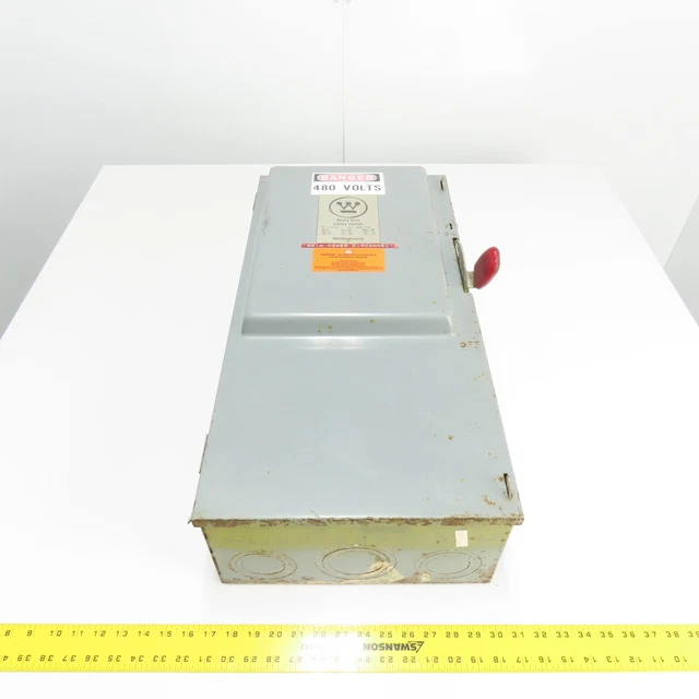 WESTINGHOUSE HF364 200A Heavy Duty Safety Switch 600VAC $289.99 - PicClick