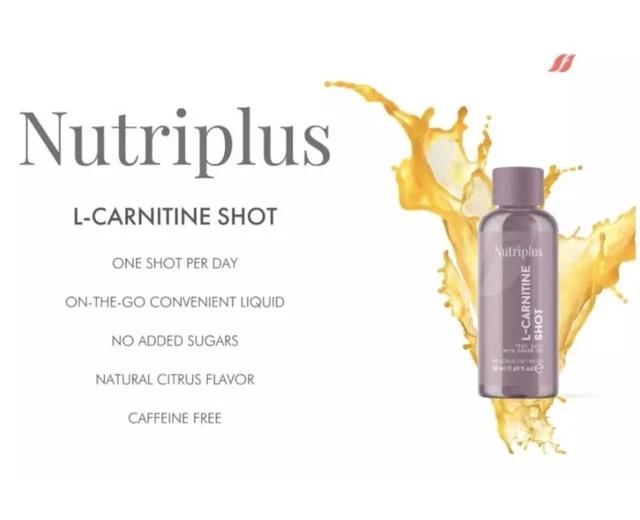 NUTRIPLUS L-CARNITINE SHOT Green Tea Weight Loss Farmasi 15 Shots FREE ...