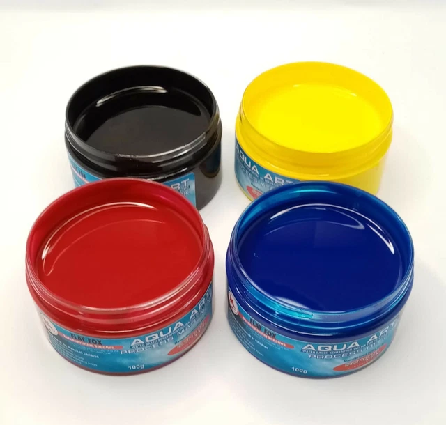 SET COLORI PROCESSO CMYK inchiostro serigrafia mezzitoni - carta e ...