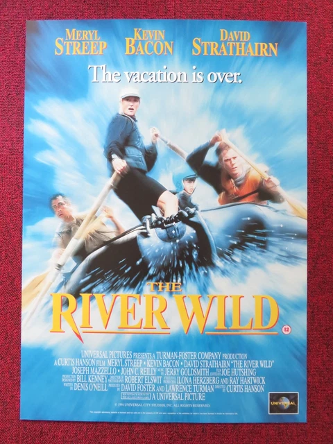 THE RIVER WILD Vhs Video Poster Meryl Streep Kevin Bacon 1994 £13.99 ...