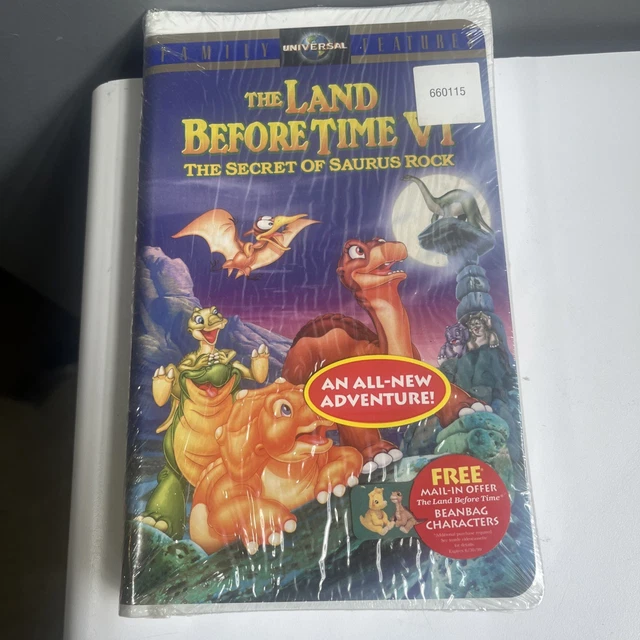 THE LAND BEFORE Time VI: The Secret of Saurus Rock (VHS, 1998 ...