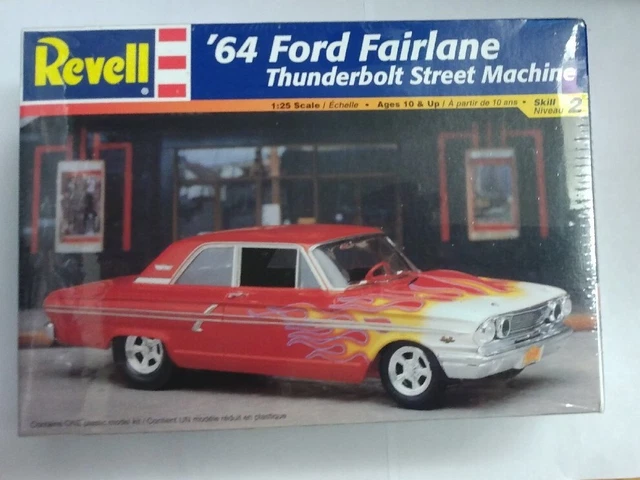 REVELL 64 FORD Fairlane Thunderbolt Street Machine. (1964) Plastic ...