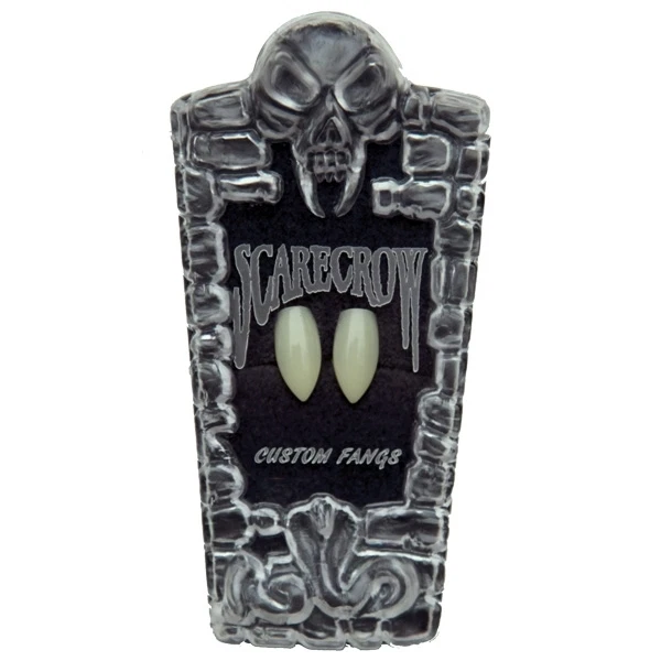 SCARECROW WEREWOLF / Vampire Fangs / GLOW IN THE DARK Teeth - Halloween ...