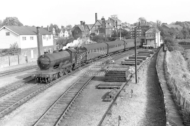 PHOTO BR BRITISH Railways Steam Locomotive Class B12 61553 at Sudbury ...