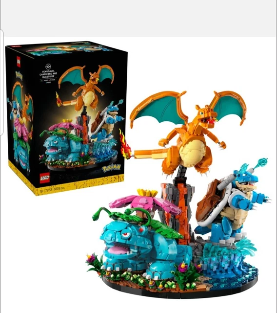 LEGO POKEMON 72153 Venusaur Charizard Blastoise New & Sealed - Pre-Sale ...