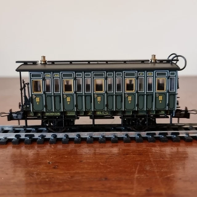 TRIX 52 3716 00 3rd Class 4 Wheeled Passenger Car Of The KBAY Sts B HO ...