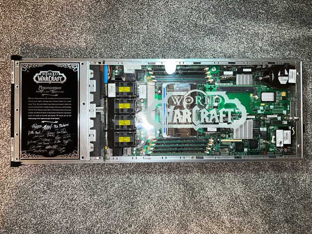 EXTREMELY RARE WORLD of Warcraft Retired Server Blade - Agamaggan ...